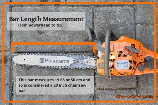 How To Measure A Chainsaw Bar FAST: Common Bar Lengths