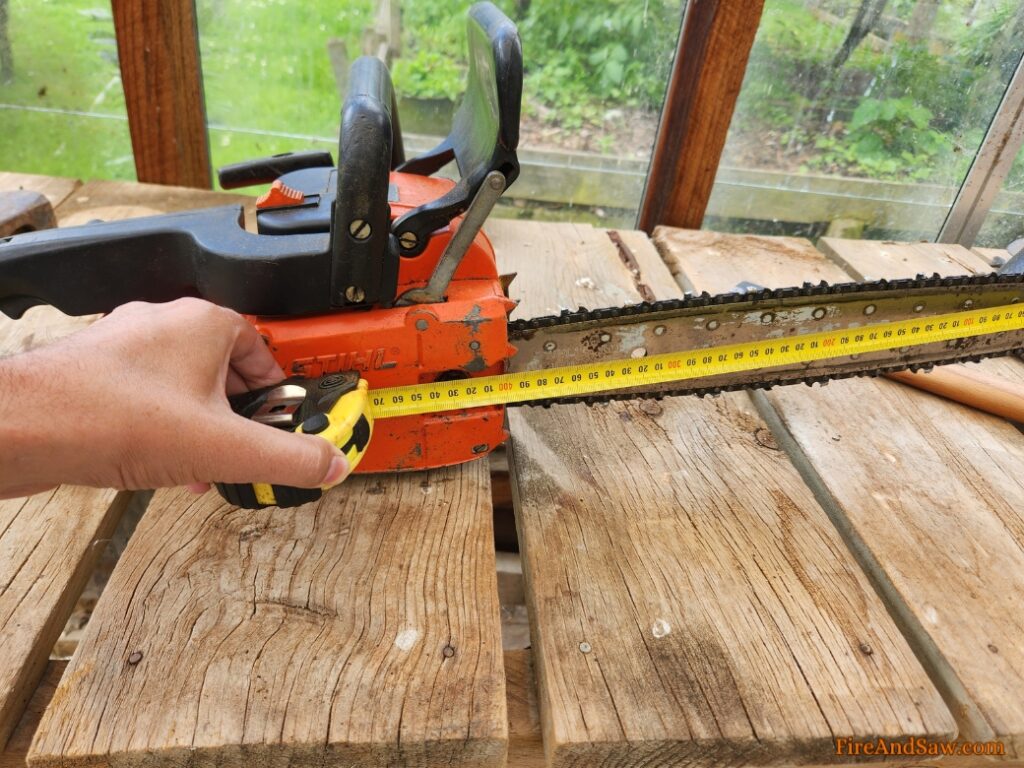 How To Measure A Chainsaw Bar FAST: Common Bar Lengths