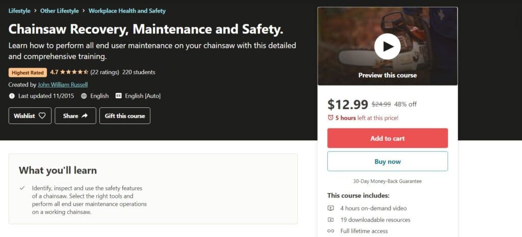 BEST Chainsaw Safety Training 2024: Paid And FREE Chainsaw Courses