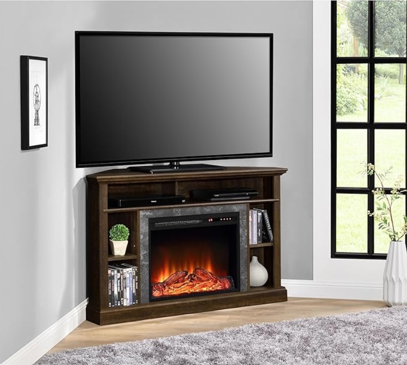 7 TOP Corner Electric Fireplaces for Practical Heat and Comfort🔥