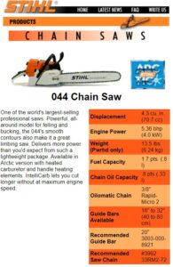 Stihl 044 Chainsaw Review: Specs, Features, 10 vs 12mm Pins