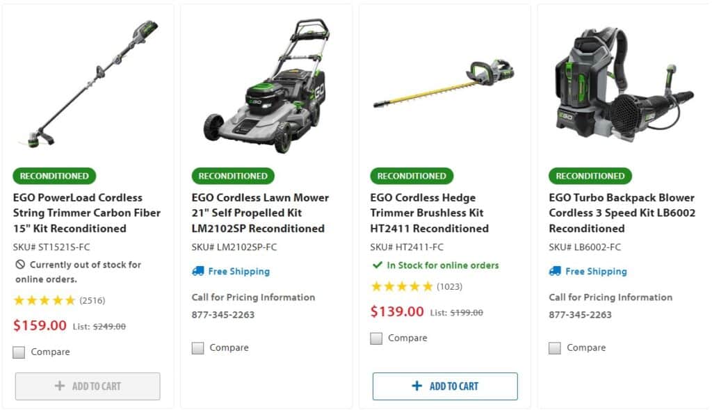 Do EGO Power Tools Go On Sale? YES! EGO Sale Dates