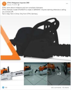 Fake Vs Real Stihl 070 Chainsaw: Side-By-Side Pictures Of Both