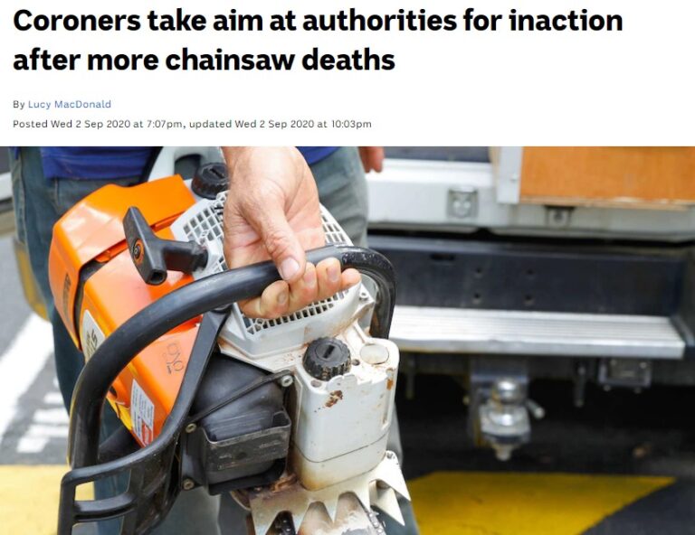 Chainsaw Accident, Injury, & Death Statistics And Examples 2024