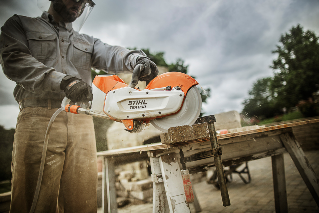 STIHL TSA 230 Battery Cut Off Machine: "NOT For Hard Jobs"