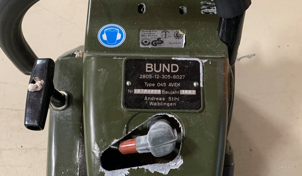 Complete STIHL 045 AVEK German Military Chainsaw Kit 😮