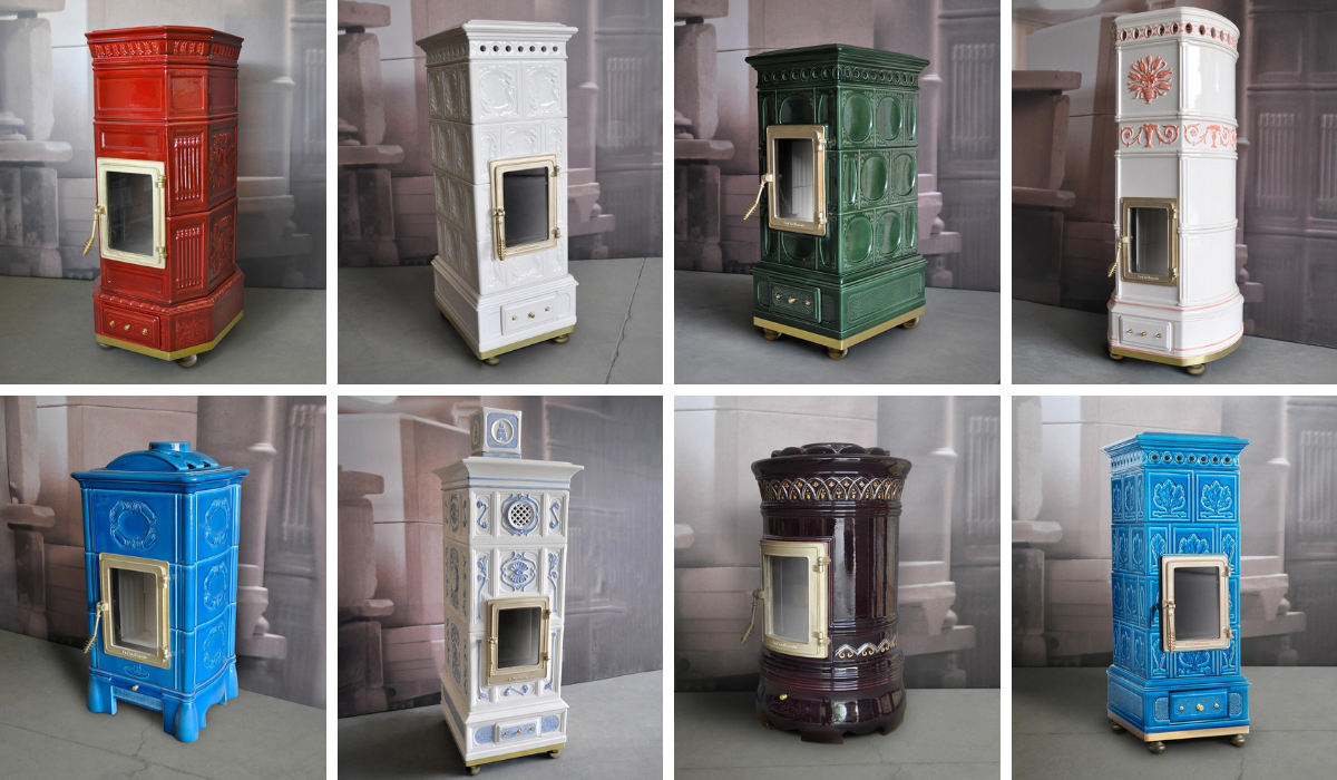 La Castellamonte Handmade Ceramic Wood Burning Stoves